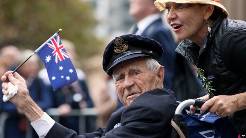 In pictures: Anzac Day - BBC News