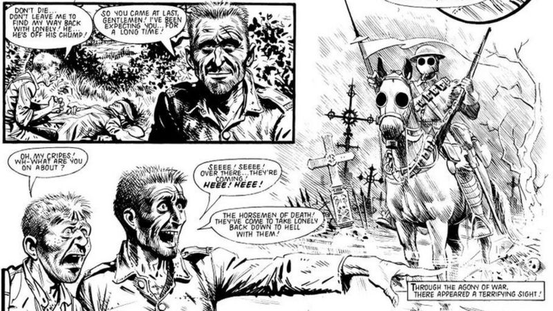Art of War: How comic books recall World War One - BBC News
