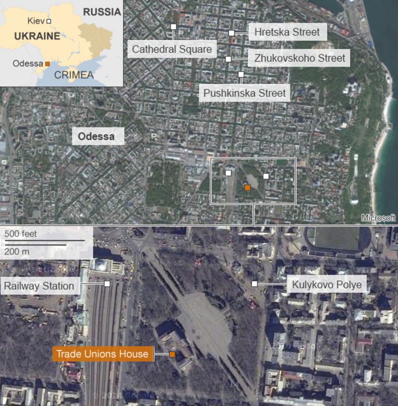 How did Odessa's fire happen? - BBC News