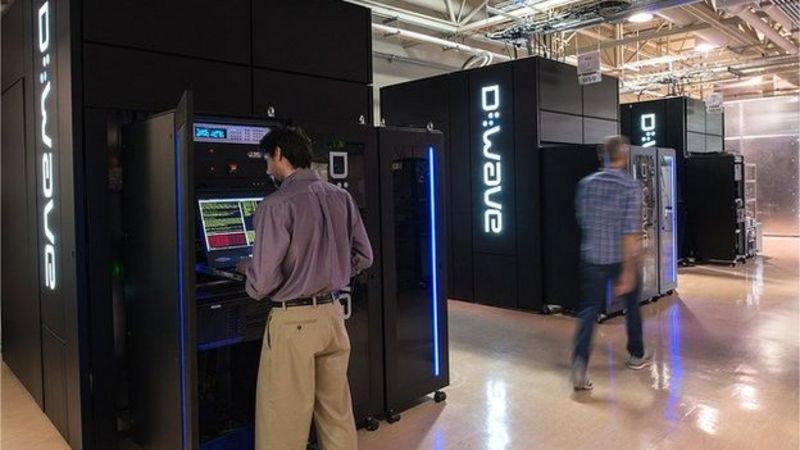 Quantum phenomenon shown in $15m D-Wave computer - BBC News