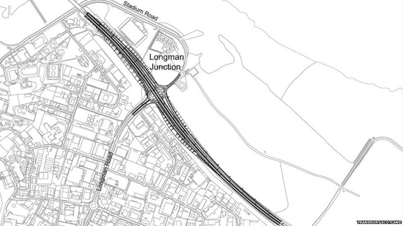 Roundabouts and rabbits: Inverness road plans - BBC News