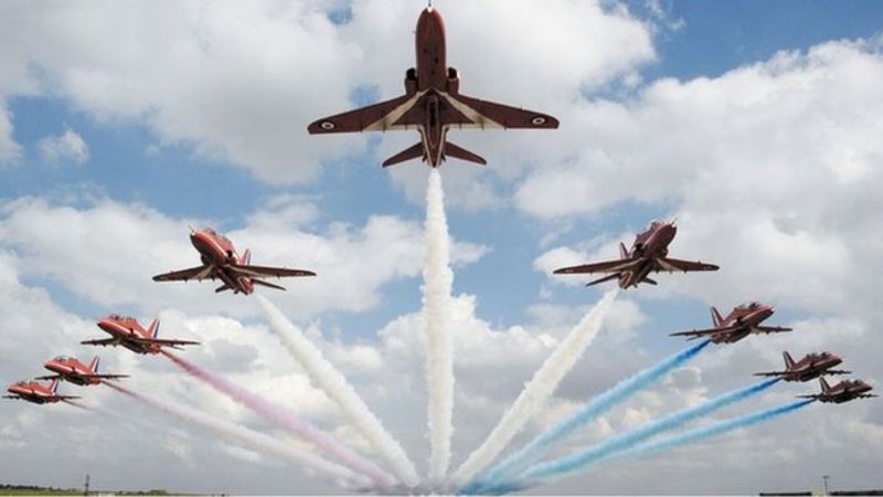 Fifty years of the Red Arrows - BBC News