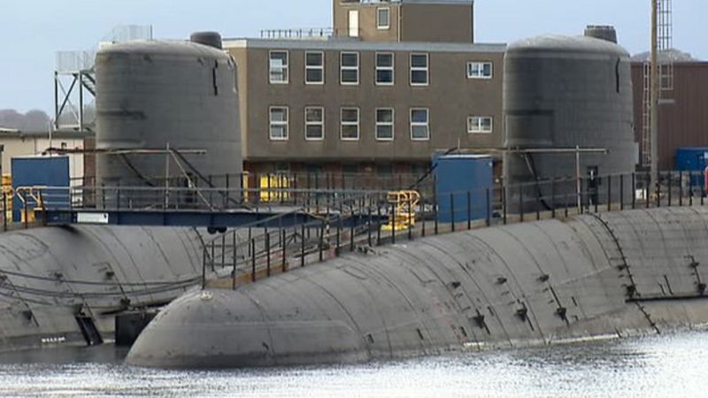 Laid-up nuclear submarines at Rosyth and Devonport cost £16m - BBC News