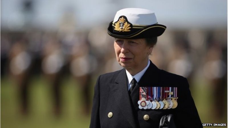 Princess Anne joins Stirling's Armed Forces Day event - BBC News