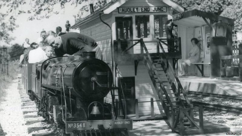 In pictures: Audley End miniature railway celebrates 50 years - BBC News