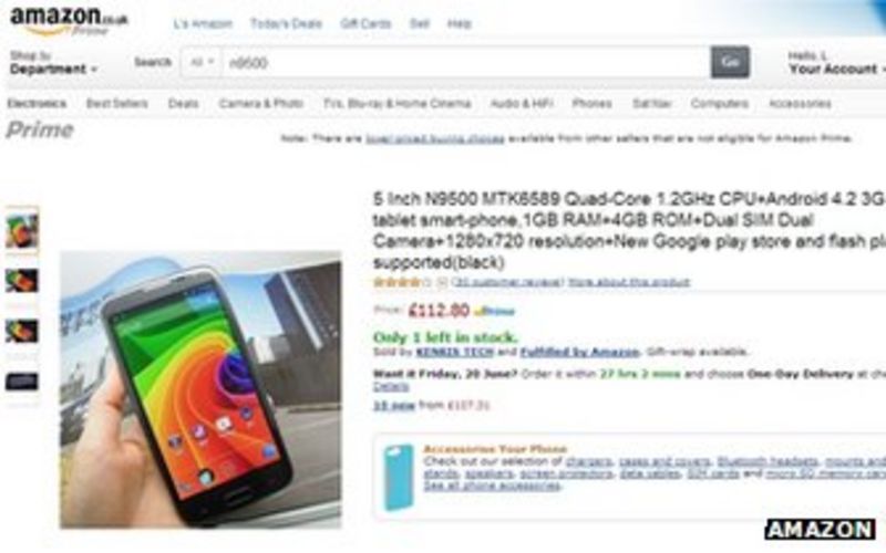 eBay pulls sales of Chinese 'spyware phones' - BBC News