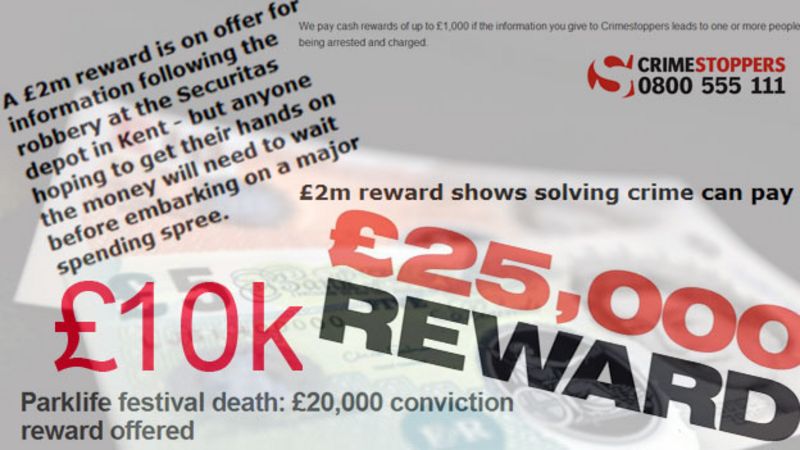 Do cash rewards actually help catch criminals? - BBC News