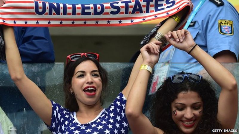 Why USA fans are relentlessly upbeat - BBC News