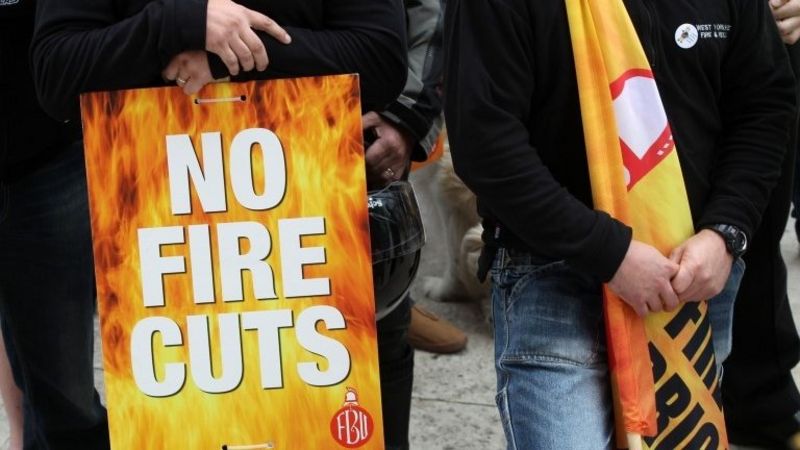 Firefighters to strike over eight days in August - FBU - BBC News