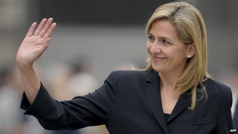 Tax trial confirmed for Spain's Princess Cristina - BBC News