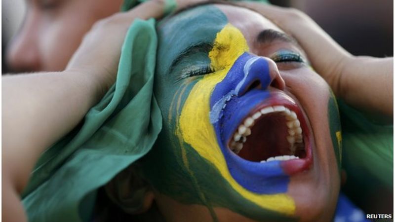 In pictures: A crying shame for Brazilian football - BBC News