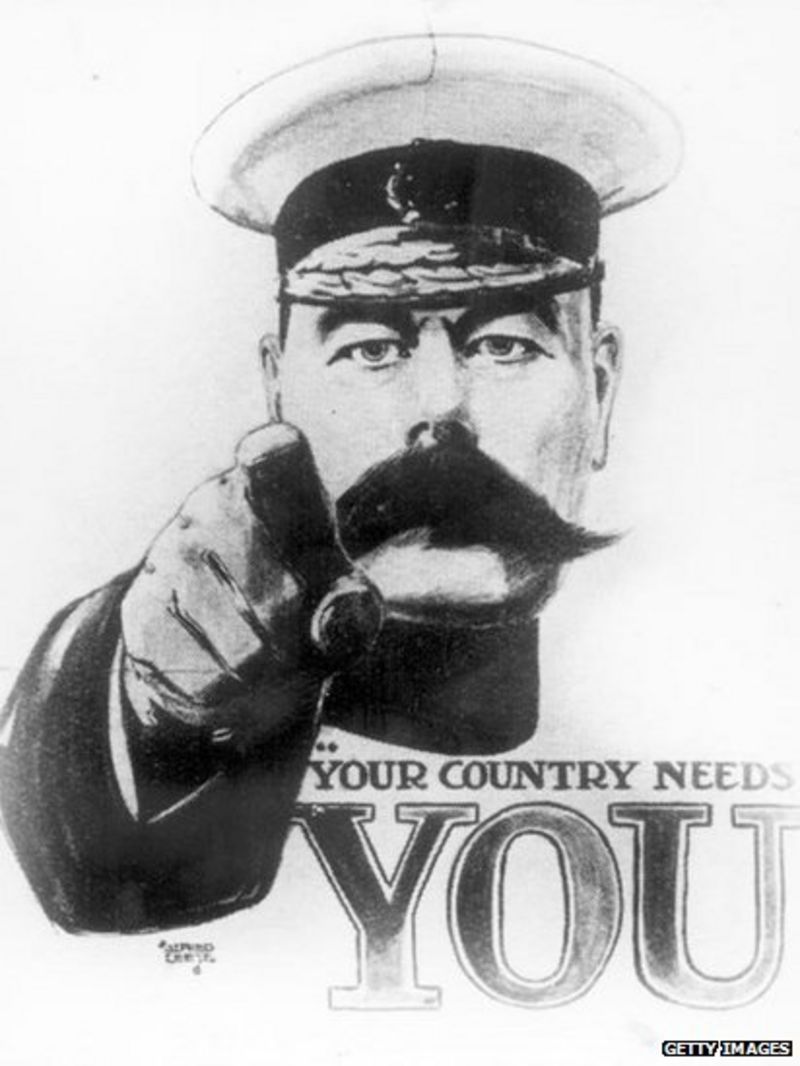 Lord Kitchener WW1 poster created in Cambridgeshire maize maze - BBC News