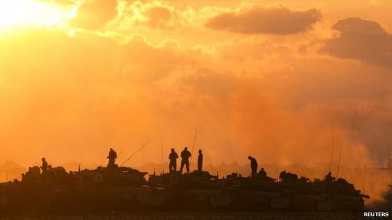 Hospital on Gaza conflict's front line - BBC News