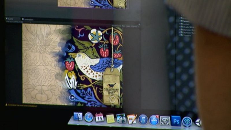 V&A video game based on William Morris design launched - BBC News