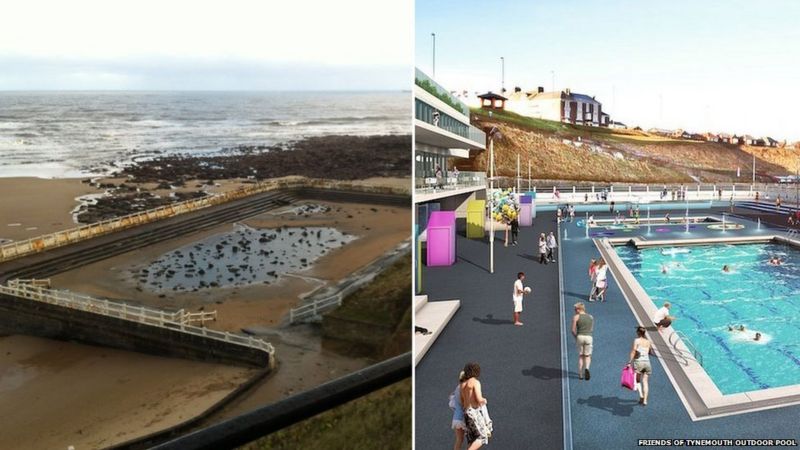 Tynemouth's Longsands: Beach life then and now - BBC News