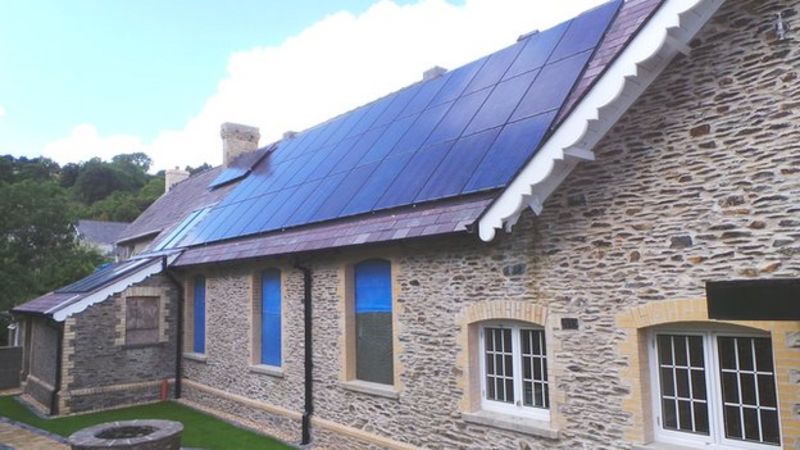 Old Carmarthenshire school transformed into green showcase - BBC News