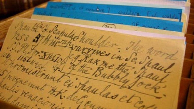 Dictionary reaches final definition after century - BBC News