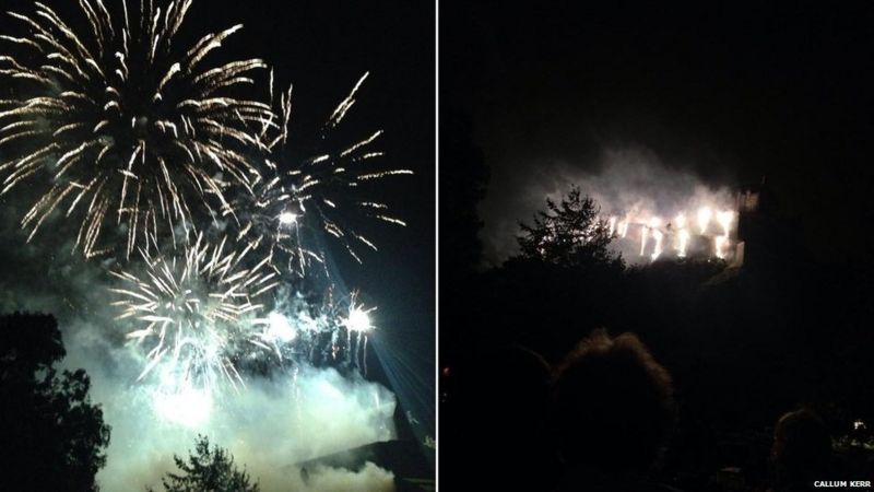 In pictures: Edinburgh International Festival fireworks - BBC News