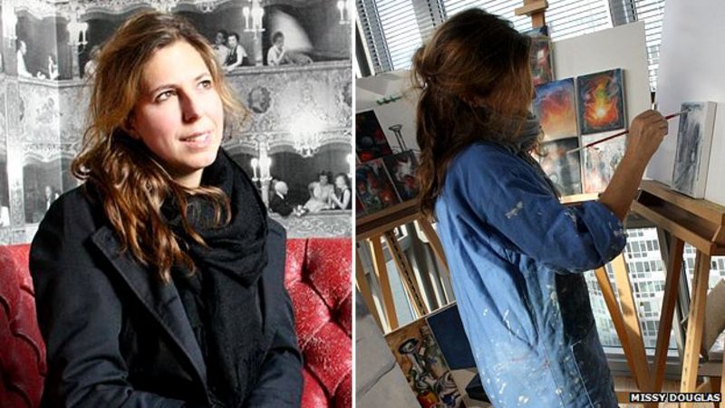 Missy Douglas: Visualising bipolar disorder through art - BBC News