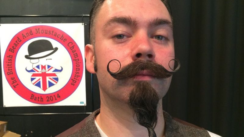 British Beard and Moustache Championships held in Bath - BBC News
