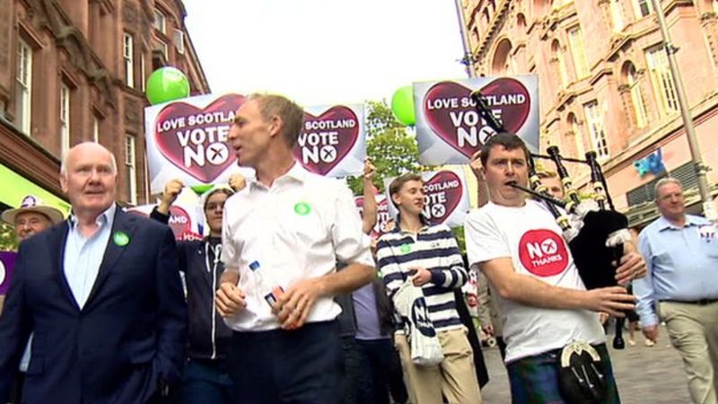In pictures: Scottish independence referendum campaign - BBC News