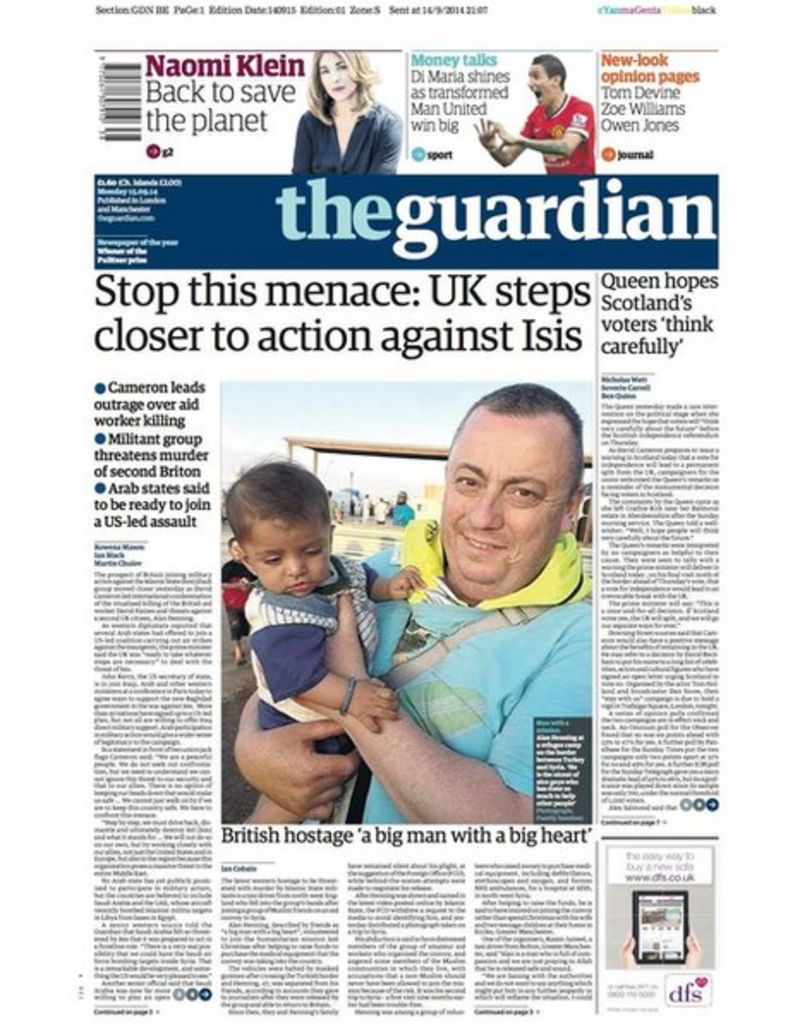 What the Scottish papers say - BBC News