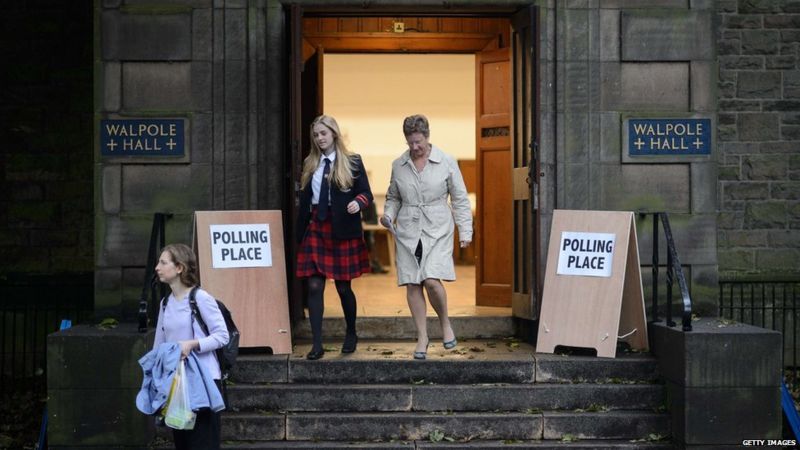 In pictures: Scottish independence referendum results - BBC News