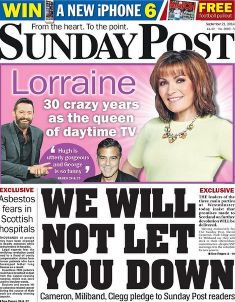 What the Scottish papers say - BBC News