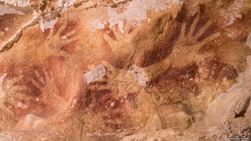 Cave paintings change ideas about the origin of art - BBC News