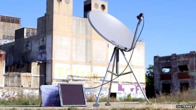 Outernet aims to provide data to the net unconnected - BBC News