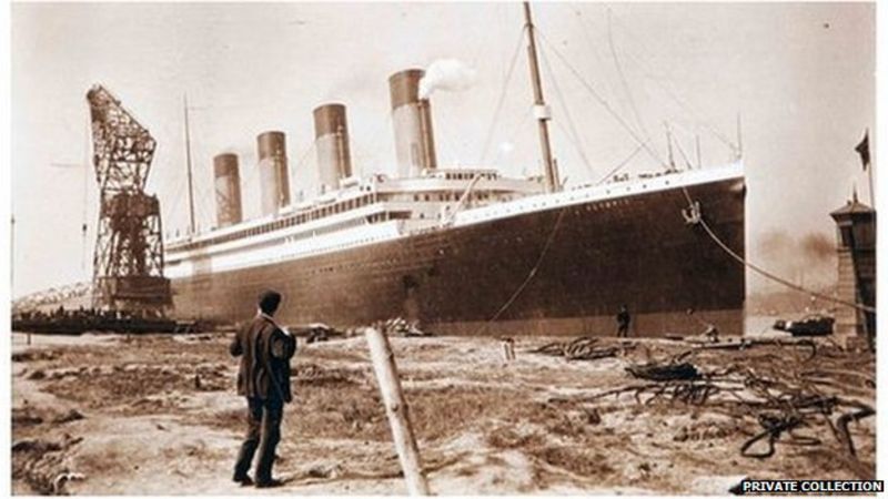 Titanic: Privately-held photos of liner's launch shown for first time ...