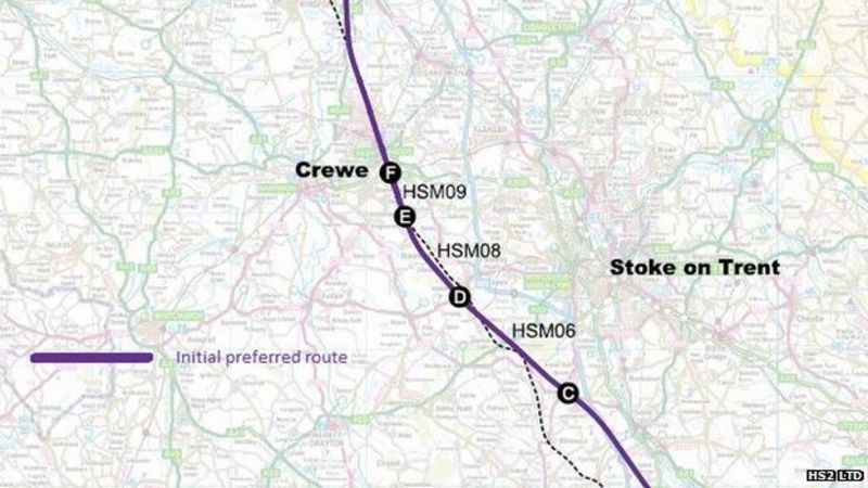 HS2 station at Crewe could be hard lines for Stoke - BBC News