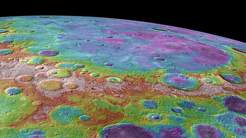 Best views yet of Mercury's ice-filled craters - BBC News