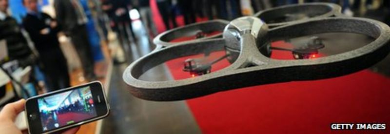 Football stadium drones put 'lives at risk' - BBC News