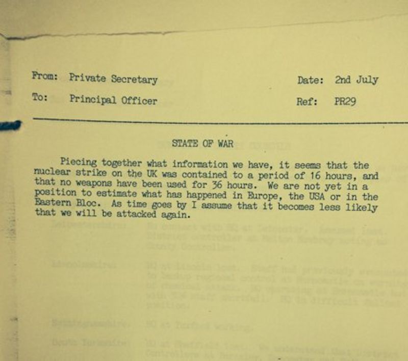 The nuclear attack on the UK that never happened - BBC News