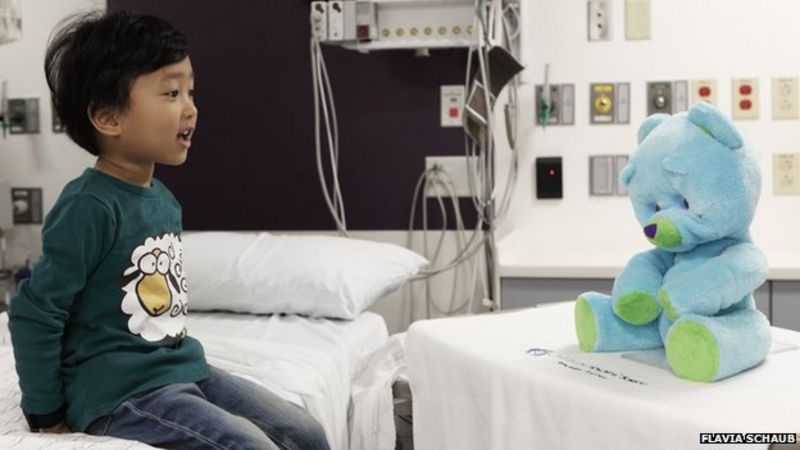 Teddy tech: Rise of MIT's robot care bear Huggable - BBC News