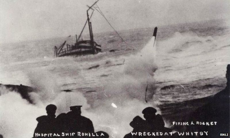 SS Rohilla: Dramatic three-day WW1 sea rescue remembered - BBC News