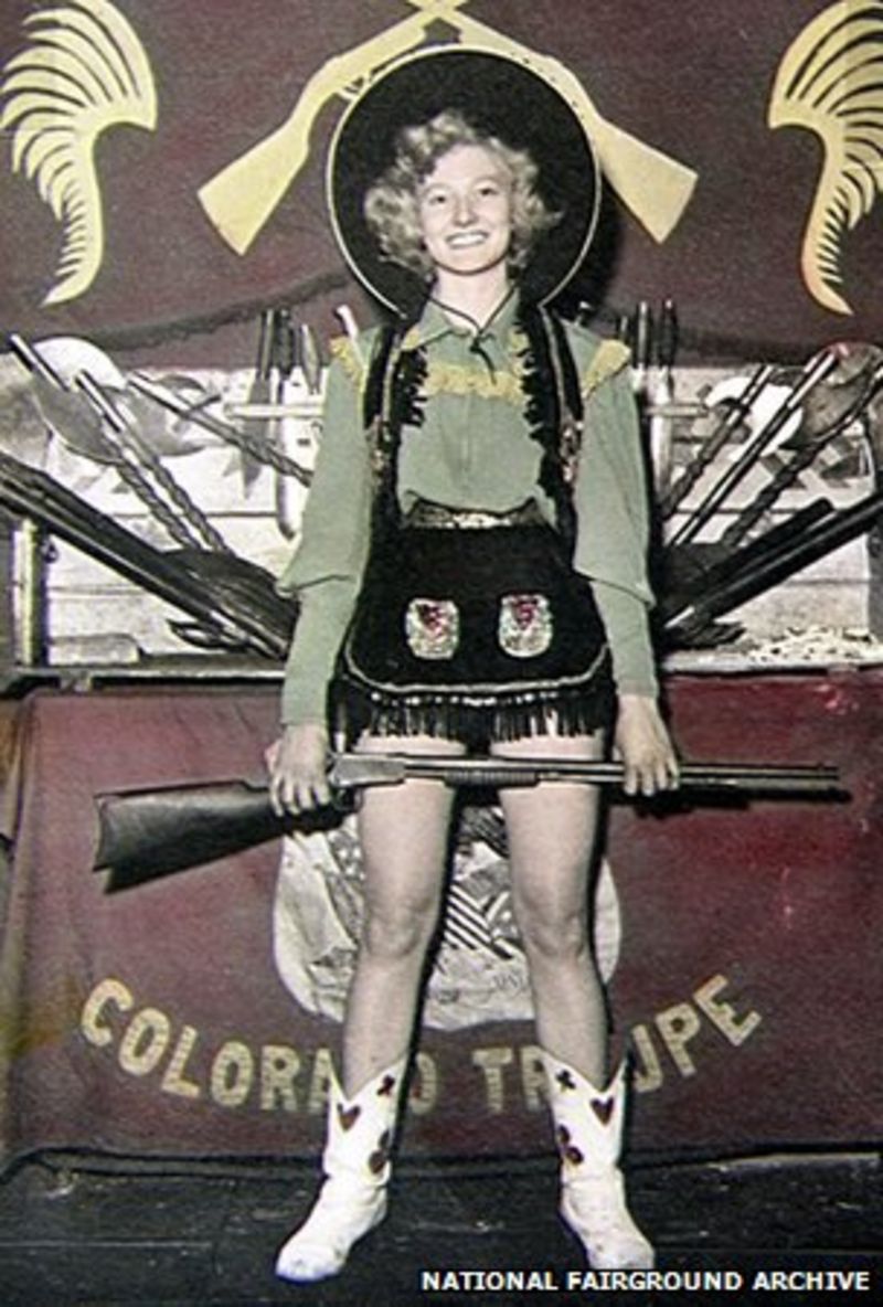 Florence Shufflebottom: Staring at life down the barrel of a gun - BBC News