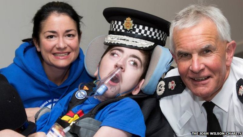 SuperJosh: Tributes to brain charity 'hero' Joshua Wilson - BBC News