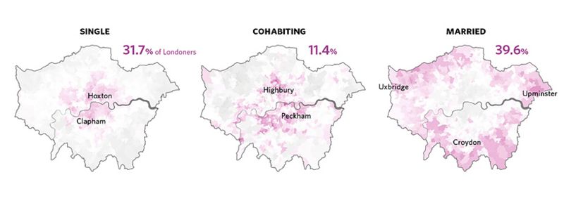 12 data maps that sum up London - BBC News