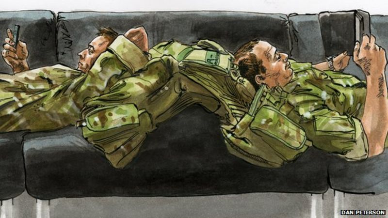 Welsh war artists' crucial role in documenting war - BBC News