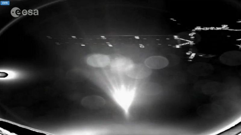 Rosetta mission: Robot making historic descent to comet - BBC News
