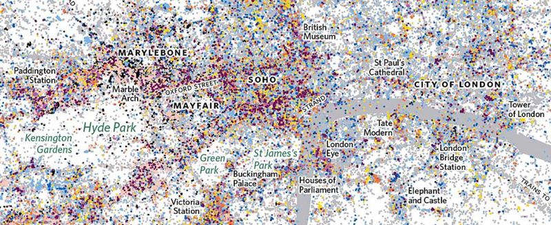 12 data maps that sum up London - BBC News