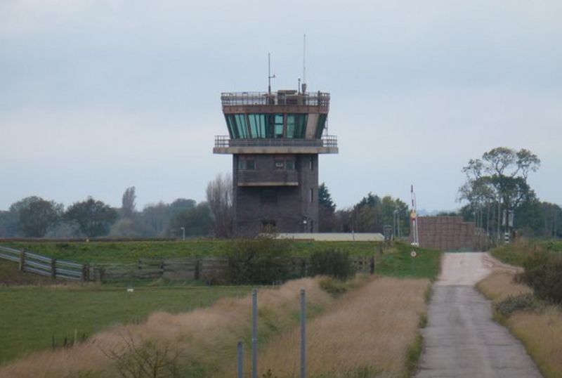 RAF Wainfleet control tower for sale - BBC News