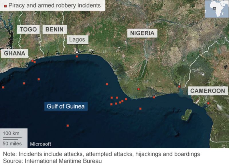 Danger zone: Chasing West Africa’s pirates - BBC News