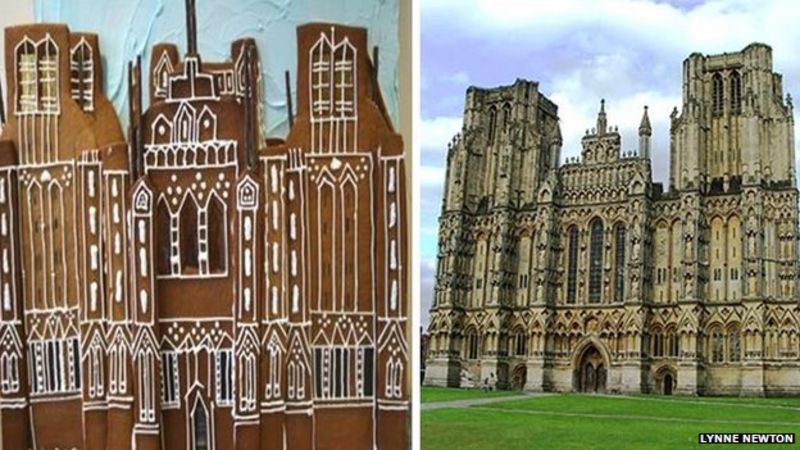 Gingerbread landmarks of the UK - BBC News