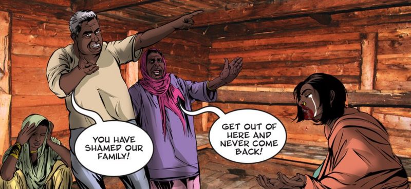 India's new comic 'super hero': Priya, the rape survivor - BBC News