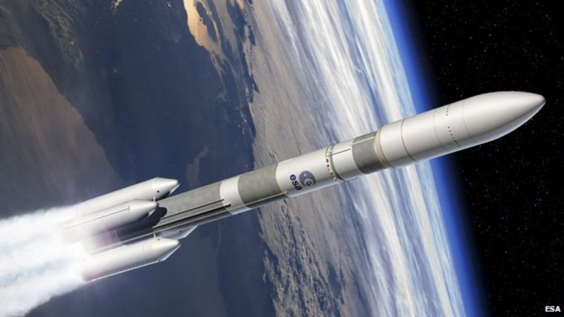 Airbus unveils 'Adeline' re-usable rocket concept - BBC News