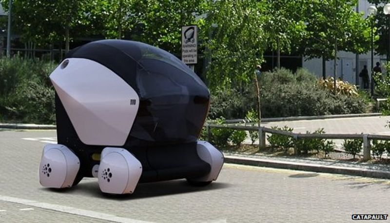 Driverless cars set to be tested in four English cities - BBC News