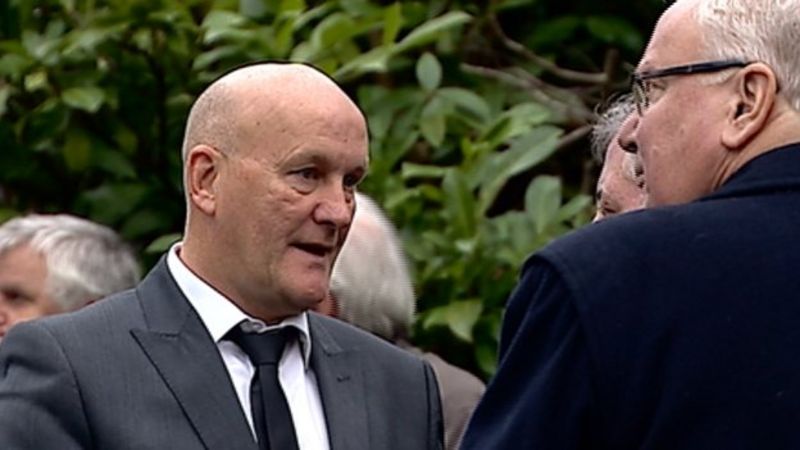 Funeral for football broadcaster Arthur Montford - BBC News